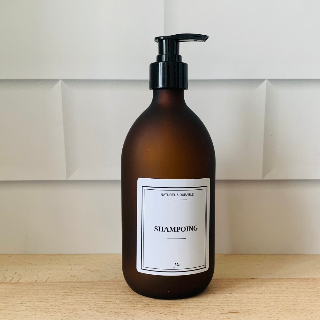 Flacon en verre - Shampoing – Léfé